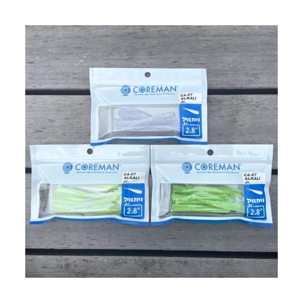 コアマン(COREMAN) アルカリジュニア(ALKALI Jr.)　CA-07 アルカリジュニアシーバス専用設計のド定番ワーム！スローリトリーブが絶対最強のメソッド！■ LURE SPEC ■LENGTH: 70mm (2.8inch)A...