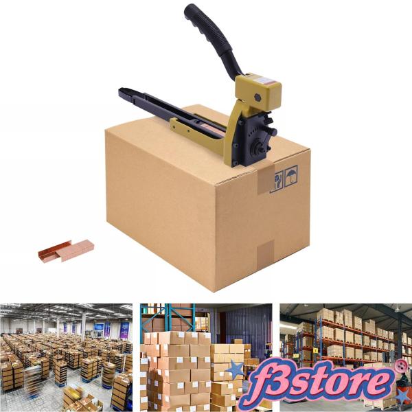 【手動ツール】このカートンステープルは手動ツールで、エアコンプレッサーや電気は必要ありません。いつでもどこでも使用でき、便利で実用的です。◆注：本体のみ。専用替針は単独購入してください。【深さ調整】手動カートンシール機 調整ボルトを装備して...