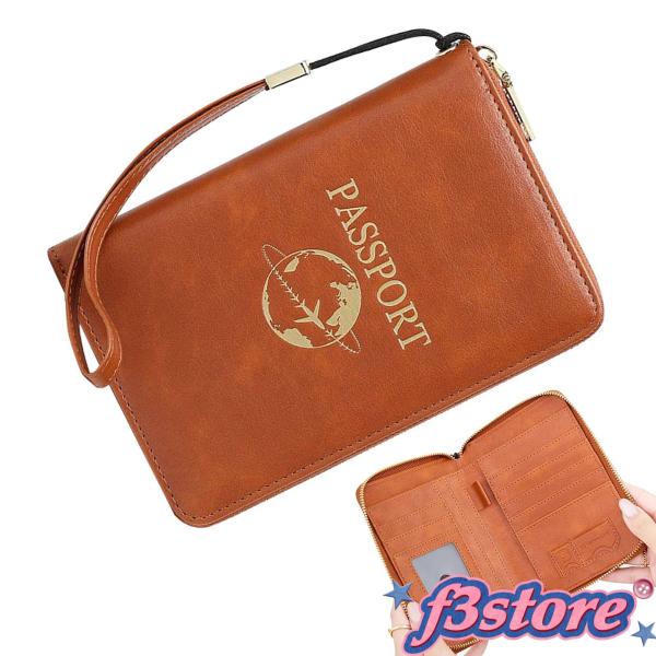 安全な旅行相棒: このパスポートホルダーのダブルスライダージッパーと密封保護デザインは、完全な360度保護を提供し、旅行や日常使用における必須物品の紛失リスクを最小化します。使い勝手の良い設計で、旅行の際の安心をサポートします。さまざまなア...