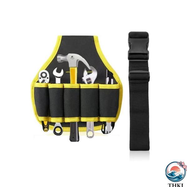 商品の説明                                                防水オックスフォード布で作られたこのツールポーチは、体系的に収納するための複数のポケットを備えています。  当社の多機能電気技師ツール...