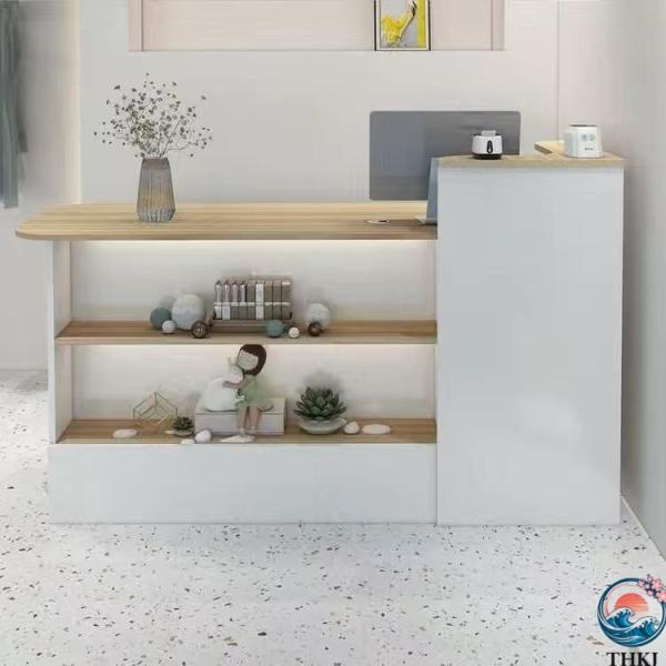 受付カウンター レジ カウンターレジ おしゃれ レジカウンター 受 レジ 120*50*100CM 画像通り*小さなスクラッチや衝突が発生する可能性がありますが、使用に影響しない場合は返品返金はできません