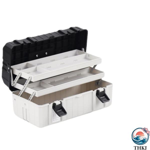 商品の説明                                                家庭用大型3段折りたたみ工具箱は、ハンドル式多機能プラスチック収納ケースとして、家庭や車載シーンで大活躍する収納ソリューションです。3...