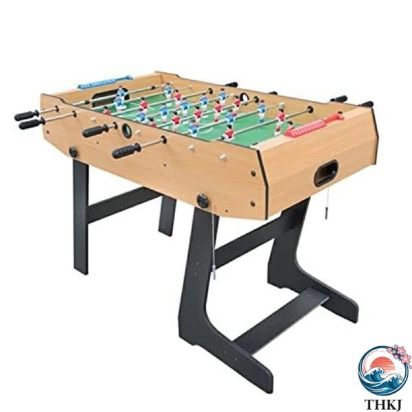 素材：このテーブルサッカーは、環境に優しい素材と中高密度ファイバーボードで作られており、より耐久性があり長持ちするため、ゲームの夜が邪魔されることはありません。 ? 人間工学に基づいたハンドル：滑り止めハンドルとステンレススチール製のロッド...