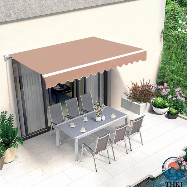 ? 【高品質のカバー素材】庭用日よけは、平方メートルあたり280グラムの高品質ポリエステル繊維とPUコーティング素材で作られており、防水、紫外線防止、色褪せ防止、日焼け防止の機能を備えています。さらに、80UV+の紫外線防止機能もあります。...