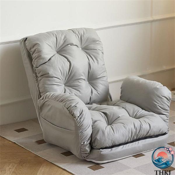 □商品詳細 ? 【座椅子 ベッド】 ポリエステルとウレタンの素材で、しっかりとした弾力と柔らかさを兼ね備えています。汚れにも強く、お手入れ簡単です。? 【折り畳みソファーベッド】モダンなデザインで、どんなインテリアにも合わせやすいです。シン...