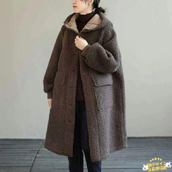 体型カバー ゆったり もこもこ  着痩せ効果 上品 通学 通勤 シンプル カジュアル きれいめ 防風 冬服 暖かい 可愛い おしゃれ 保暖 厚手 あた