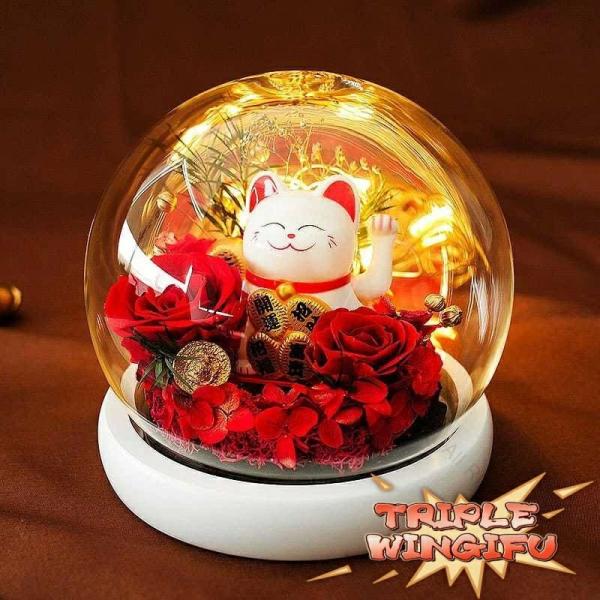 ■商品説明■■本物の生花で特殊な方法を使って、花の生き生きとした姿をそのまま保存しました。水をかけなくても花の美しさを長い時間で楽しめます。花粉症の方々もご心配なく！3~19年間が保存でき、枯れないお花は大切な方に贈るとしての最高のプレゼン...