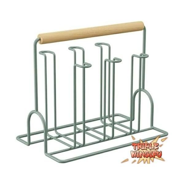 【機能的なデザイン】このコップスタンドは6個のグラスが収納でき、そして、持ち運びやすい木製のハンドルが付いており、ご必要な場所にはどこでも簡単に運べます。また、コップを受け止める部分にシリコンゴムが付いており、コップを置くときの衝撃を柔らか...