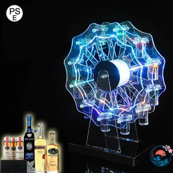 色:?LEDワインラック? 【LED ワインラック】このカクテル グラス ホルダーは、バーで非常に美しく大気に見えます。また、LED ライトはパーティーで雰囲気を加え、充電可能です。 ワインディスプレイスタンドをより装飾的にします? 【革新...