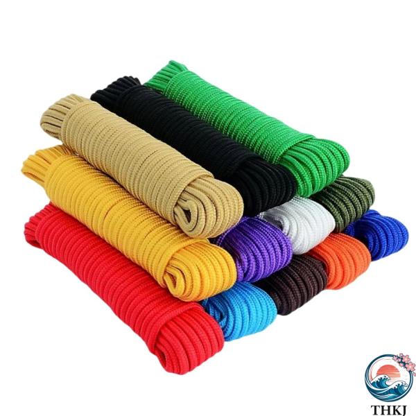 商品の説明                                                多用途対応: テント張り、室内DIY、荷物固定、洗濯干し、可変スタンドなど、さまざまなシーンで活用可能な多機能ナイロンロープ。丈夫で耐...