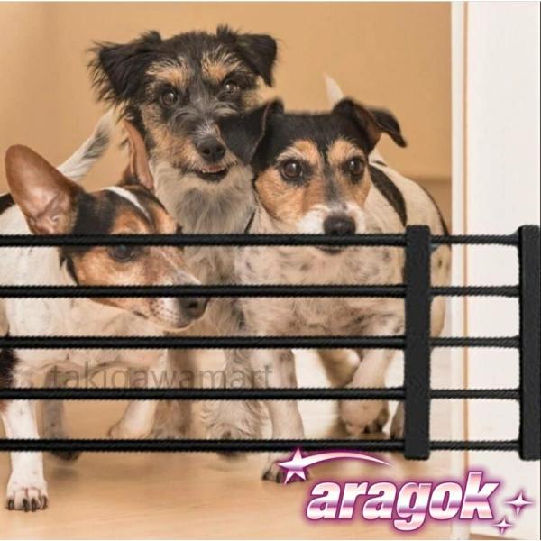 【高品質素材】ペットドアはチタン鋼＋プラスチック。 安定した耐久性、耐腐食性、耐荷重性があり、容易に変形せず、幅広い用途に使用できます。 また、ボタンを押しながらスライドさせて開けるペットゲートは大人には簡単で赤ちゃんには難しいロック方式で...