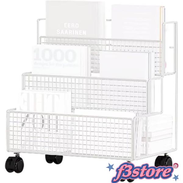 【強い耐荷重】本棚は鉄製では耐荷重に優れ、変形しにくく丈夫で、15KGまで軽く耐えることができます。【多用途】本棚は、家の中やコンビニ、カフェなど、雑誌や新聞などを置くのに適しています。また、学校の教室や寮、自宅の書斎やリビングなどに置くこ...