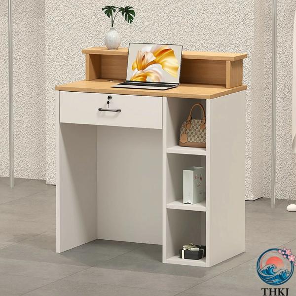 商品の重量:25 キログラム色:ホワイト+木目付属コンポーネント:組立ガイドサイズ:?80cm梱包重量:?25000 グラム電池使用:?いいえ商品重量:?25 キログラム? 【省スペース】: このコンパクトな受付カウンターは、小さなスペース...