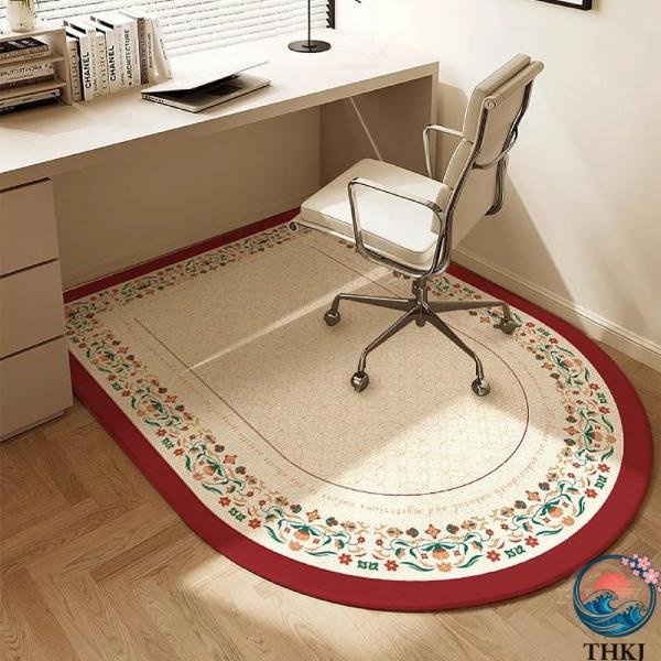 サイズ:90x60cm色:ホワイト色:?ベルギー式ループパイルカーペット（高級仕様）サイズ:?90x60cm梱包重量:?2000 グラム? 【おしゃれなカーペット】：高品質のプリント生地を使用したこのオフィスチェアマットは、床に美しさを加え...