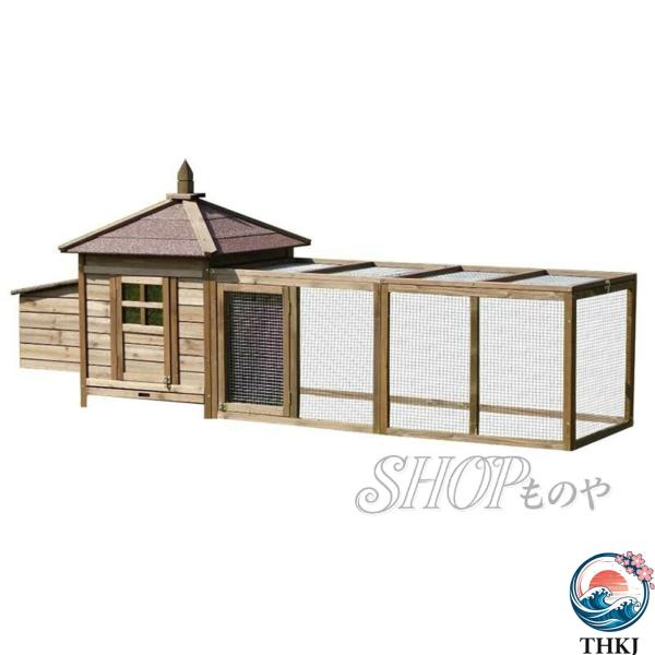 ? モミ材で作られた大型ウサギ小屋とすべての金網は、偶発的な怪我を防ぐためにしっかりと溶接されており、ウサギやモルモット、さまざまな小型ペットのための長持ちするシェルターです。? 鶏を待つさまざまな快適な機能。この鶏小屋には、卵を産み集める...