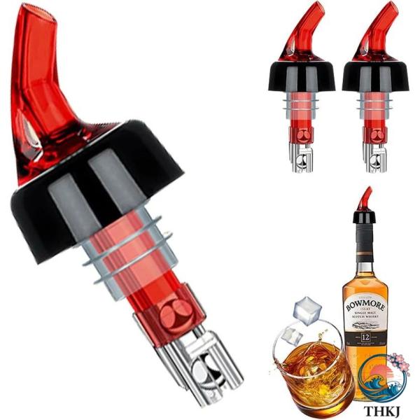 【商品仕様】数量：3個。 オイルボトル、ウイスキー、ワイン、カクテルなどの食用に使用できます。ボトルネックがほとんどのボトルに適しています。 【高品質素材】食品級ペットボトルブレーキ、環境保護、安全、無毒、無臭です。非常に軽く、持ち運びが簡...