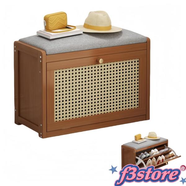 【材質】ナン竹/プラスチックラタン/密度板【クッション】幅25cmのクッションは高反発のスポンジでできていて、表面は柔らかく通気性があり、洗濯もしやすく、快適な体験をもたらします。【省スペース設計】優れたサイズのため、スペースを取りません。...