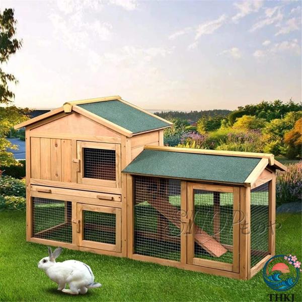 ? この鶏小屋は、鶏、鶏、アヒル、その他多くの小動物を飼うのに適しています。 この高品質の 2 層ハッチは、小動物、特にかわいいウサギを飼うための広くて居心地の良い場所を提供します。? このウサギ小屋はペットに十分な運動スペースを提供し、し...