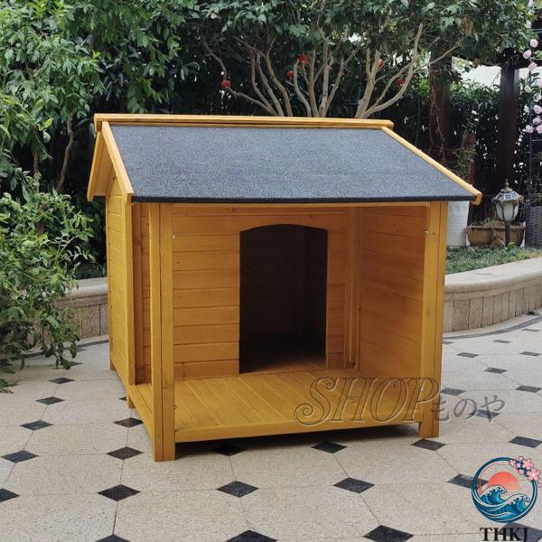 材質:木材色:ナチュラル梱包サイズ:?112 x 90 x 30 cm; 37 kg? 無垢材：犬小屋 犬 家 ドッグハウス 無垢材は丈夫で耐久性に優れた素材で作られており、長期間の使用が可能で、頻繁な交換の必要がありません。愛犬にとって安...