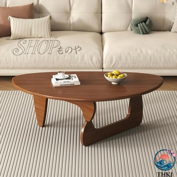 ? 掃除がしやすいオープンデザイン：ローテーブル おしゃれ 底面がオープンなデザインなので、が明るく開放的に見えると同時に、底面の掃除がしやすくなっています。 掃除がもっと便利になります。? 高品質のゴムの木:応接間の食卓の木材は繊細で丈夫...