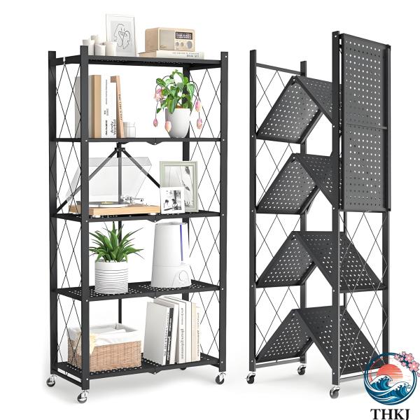 材質:合金鋼取り付けタイプ:フロアマウント部屋タイプ:キッチン棚のタイプ:階層型シェルフ特徴:折り畳み式商品の寸法:34奥行き x 71幅 x 162高さ cmサイズ:5段付属コンポーネント:キャスター製品サイズ:?34 x 71 x 16...