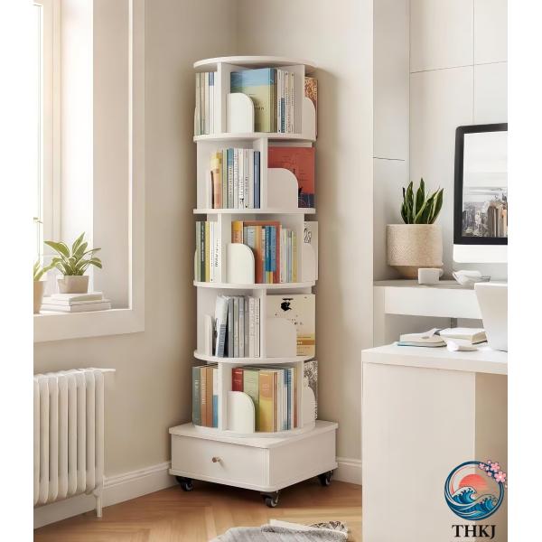 材質:木材取り付けタイプ:フロアマウント部屋タイプ:学習室棚のタイプ:ストレージシステムシェルフ特徴:ホイール付き商品の寸法:46奥行き x 46幅 x 173.3高さ cm形状:台形サイズ:46x46x173.3cm組み立て式:はい梱包サ...