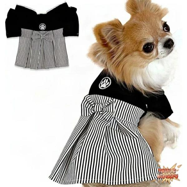 【わんちゃんの紋付袴！】礼装としてふさわしい ”紋付袴” がわんちゃん用として登場！結婚式やお正月、七五三のような特別な日には、愛犬も一緒にお洒落して、素晴らしい思い出を作りましょう。フォーマルな場にぴったりなペットウェアで、注目の的でしょ...