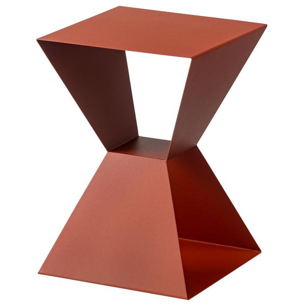 【サイズ(cm)】W35×D35×H50.5【スペック】スチール（粉体塗装）【組立】完成品【静的耐荷重】20kg【商品重量（kg）】8【原産地】中国【その他】モダンでシャープな幾何学的デザインマットな質感と、 直線的な形状が目を引くサイドテ...