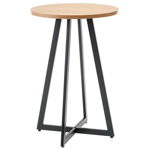 沖縄・離島は、配送不可となります。 木目調デザインとアイアンでスタイリッシュな印象に 温かみのある木目調の天板と、圧迫感を与えにくいアイアンの脚部を組み合わせたハイテーブル。シンプルなデザインながら目を引く、木目調の天板は空間の雰囲気を高め...