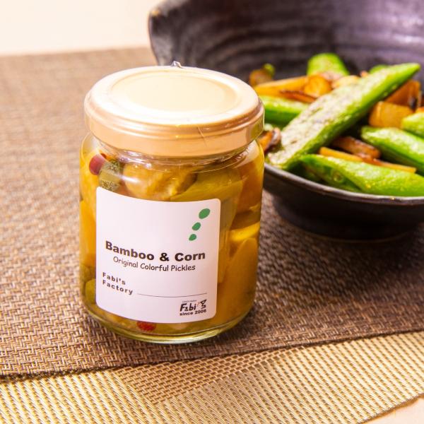 【発売日：2022年01月18日】【テレビでも紹介！銀座イタリアンファビズ監修】 無添加ピクルス 筍とヤングコーン おつまみ ピクルス 【贈る喜び、贈られる感動がコンセプトのFabi's factory】「思い出に残るおもてなしのお手伝い」...