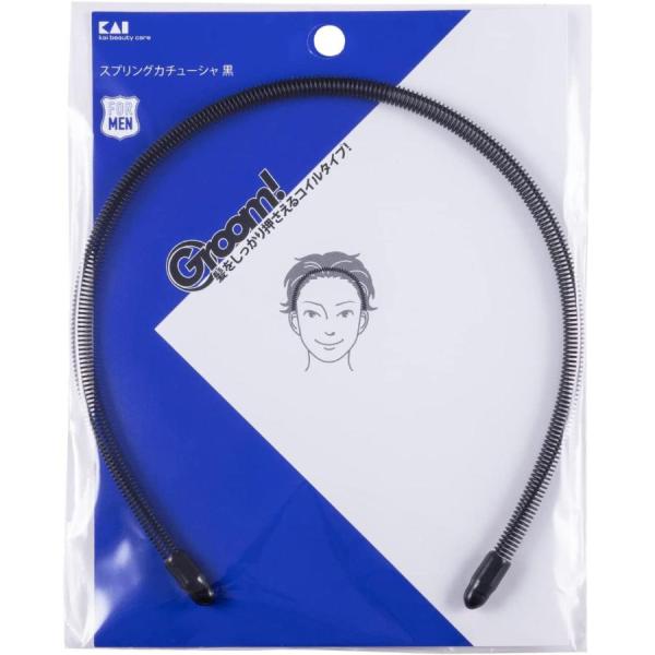 名　称 Groom！　スプリングカチューシャ　黒　HC3010内容量 1個特　徴 ◆手軽にヘアアレンジ　コイルタイプの金属製カチューシャです。材　質 本体：ハガネ、先端部：塩化ビニル樹脂区　分 カチューシャ/日本製ご注意 ◆本品記載の使用法...