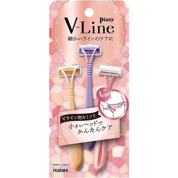 ピアニィ　Vライン用●コンパクトヘッドで、Vラインの処理が思い通りに！●ピアニィVIOとのコンビネーションで、自然で美しいVゾーンが仕上がります。●コンパクトヘッド＆安全設計●幅１６ｍｍのガード付き刃を採用！●刃の食い込みにくい構造ですので...