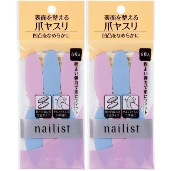 爪表面の縦スジや凹凸を素早くなめらかに整える表面用爪ヤスリ。●粗さの異なる2面タイプ粗い面と細かい面の2ステップでなめらかな爪に整えることができます。