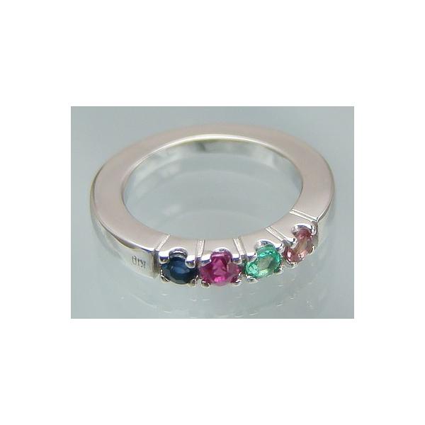 リングが立体的で厚みがあり、お好みの天然宝石が組合わせ自由なちょっと大きめのベビーリングです。■お好みの宝石を4個お選びいただけます。■刻印できる文字数：片面22文字×裏表合計44文字■刻印できる文字：英数字（大文字）「＆」「スペース」「：...