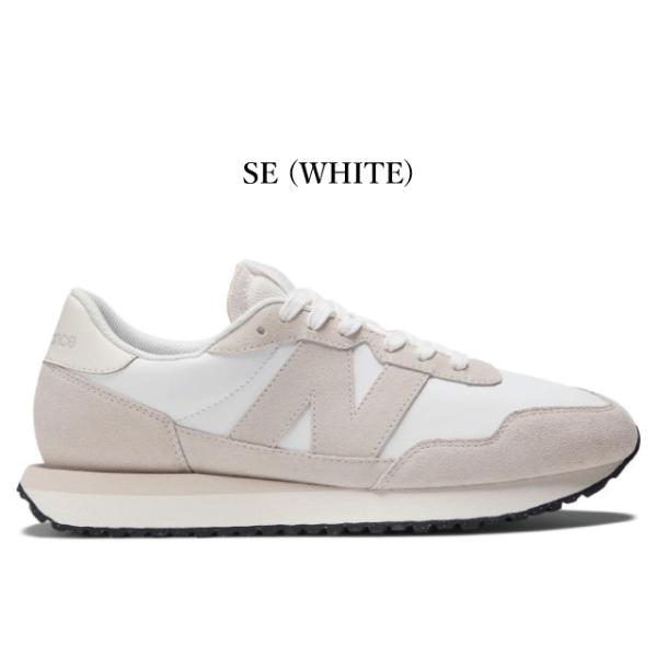 商品詳細モデル/M237 MS23770年代から80年代のランニングシューズのスリム＆ロープロファイルなシルエットを現代風にリファインし、印象的なビッグNロゴで仕上げた「MS237」に新色が登場。スエード/ナイロン素材のアッパーで、ニューバ...