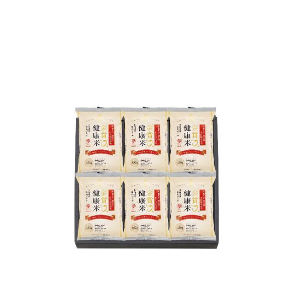 ●商品内容：金賞健康米150g×6●商品サイズ：―●箱サイズ：箱245×263×35mm●材質：―●商品重量：―●生産国：JPN●宅配サイズ：60●賞味期限（製造日から）：360日間　※お届け日時点での残日数とは異なります。●温度帯：常温●...