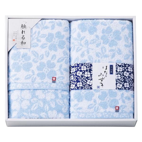 ●商品内容：バスタオル×2●商品サイズ：バスタオル600mm×1200mm●箱サイズ：箱320×390×60mm●材質：綿100%●商品重量：850g●生産国：JPN●宅配サイズ：80●商品説明：『はなみずき』の花言葉は返礼。愛らしい花柄に...