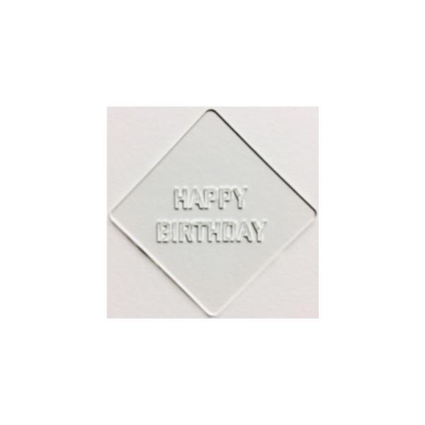 誕生日おめでとう！お祝いの気持ちを込めて。らくらくおしゃれなカフェアートステンシル！カプチーノのラテ（牛乳）の泡の上に置いて、お好きなパウダー（ココア、シナモン、抹茶など）を振りかけるだけ。手軽にラテアートが楽しめるステンシルシートです。テ...