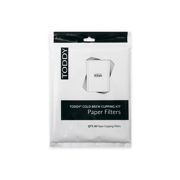 Toddyカッピングキット用のペーパーフィルター品番：TCKPF50材質：紙数量；50枚※カッピングキットは別売りです。