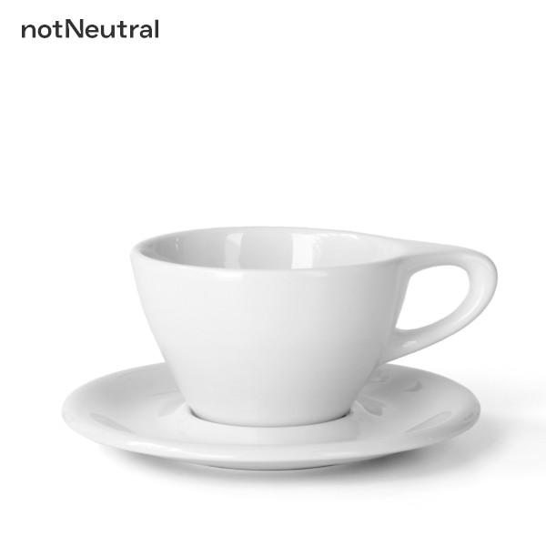 保温性と耐久性が高クオリティのラテカップ＆ソーサー。ホワイト、240ml。商品名：nN LN Latte Cup &amp; Saucer 8oz White容量：8oz（約240ml）【カップ】高さ：6.7cm 幅：14.0cm、【ソーサ...