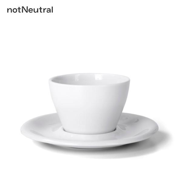 ハンドルを取ったシンプルでモダンなカップ＆ソーサー。ホワイト、180ml。商品名：nN MN Cappuccino Cup &amp; Saucer 6oz White容量：6oz（約180ml）【カップ】高さ：6.0cm 幅：9.2cm、...