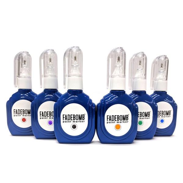 ◎こちらの商品は「メール便」「ネコポス」利用可能です。■FADEBOMB Paint Marker P01 -Ghost Silver-特殊なメタリック油性インク 紙素材などに書くと滲んで色が出ます。長さ9cm ボトル幅4cm 容量 約22ml