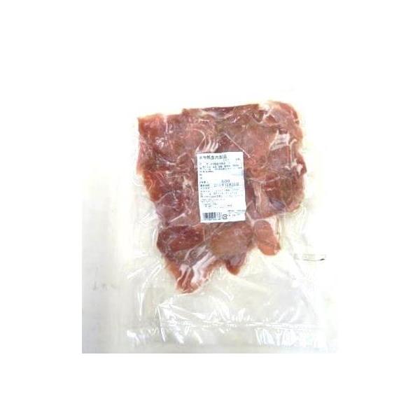 ハム 生ハム 冷凍 トッピング用生ハム 500g 冷凍食品 豚モモ肉で作った生ハム スライス豚モモ肉で作った生ハムを使いやすいサイズに切り落としました。サラダやピザ、パスタの具材に最適です。名称　　　非加熱食肉製品(スライス)原材料名　豚も...