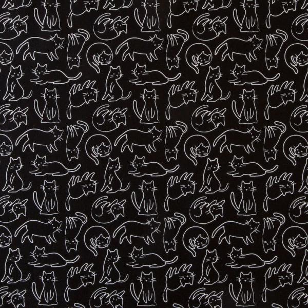 シンプルな線画のとても可愛いネコを生地全体に散らばらせています。方向性のない柄ですので、どんな物を作っても可愛く出来上がると思います。ミュウ-フェラインズ21170101 MEOW-FELINES Meow. #21170101. &amp...
