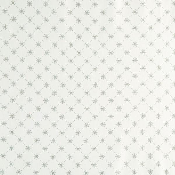 シルバーメタリックで描いた雪の結晶の斜め格子。斜め格子の交差する点を雪の結晶にしています。都会的なクリスマスを演出できますね。メリーメイキング48345-11M MERRY MAKING Merrymaking BY GINGIBER &a...