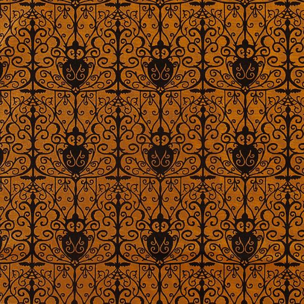 フクロウとコウモリの紋章柄。カフェカーテンなどのハロウィン・インテリアに是非使って、ハロウィンの世界を楽しんでください。スペルバウンド43143-13 SPELLBOUND Spellbound by Sweetfire Road &amp...