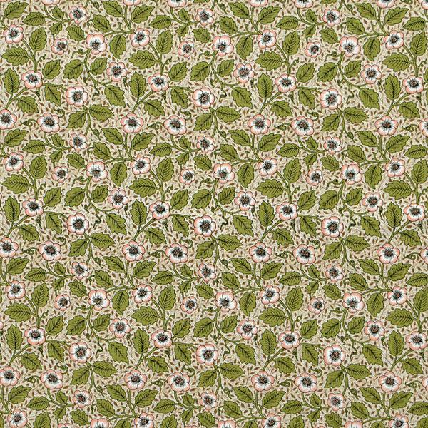 モリスの"クライストチャーチ"をバーバラ・ブラックマンがアレンジした「アンティポディース」植物をモチーフにした繊細なパターンが特徴的です。落ち着いた色合いとクラシカルなデザインが相まって、カーテン、クッションなど、さまざまなインテリアアイテ...