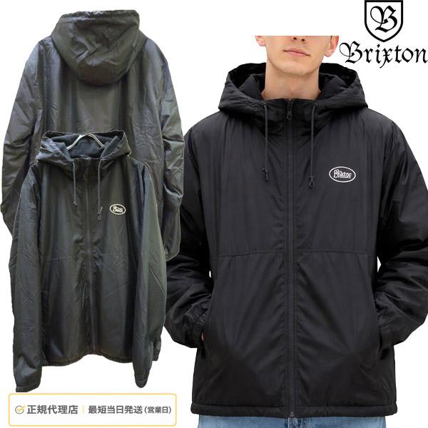 BRIXTON (ブリクストン)より、CLAXTON PARSONS LINED JKT - BLACKの入荷です。【DESIGN】ナイロン素材を使用したシンプルなフード付きジップアップジャケット。 撥水コーティングを施した表地、軽量で保温...