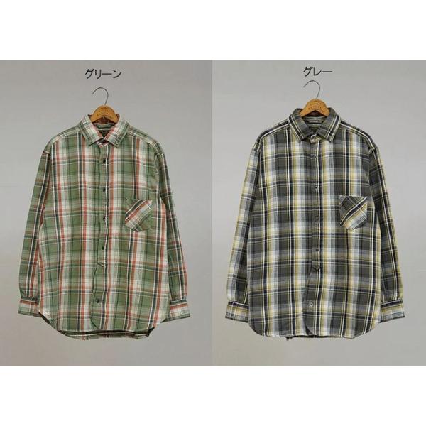 NIGEL CABOURN （ ナイジェル・ケーボン ） より Nigel Cabourn ブリティッシュオフィサーズシャツ タイプ2 - ネルチェック / BRITISH OFFICERS SHIRT TYPE2 - NEL CHECK ...