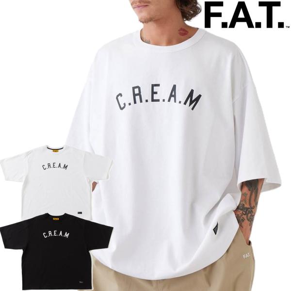 FAT ( エフエイティー ) より、CREAMの入荷です。シンプルなフロントプリントが印象的なF.A.T.の代名詞でもあるカットソー。糸からオリジナルで編み上げたこだわりの13oz生地は、触っただけで違いがわかるクオリティ。通常よりも身幅...